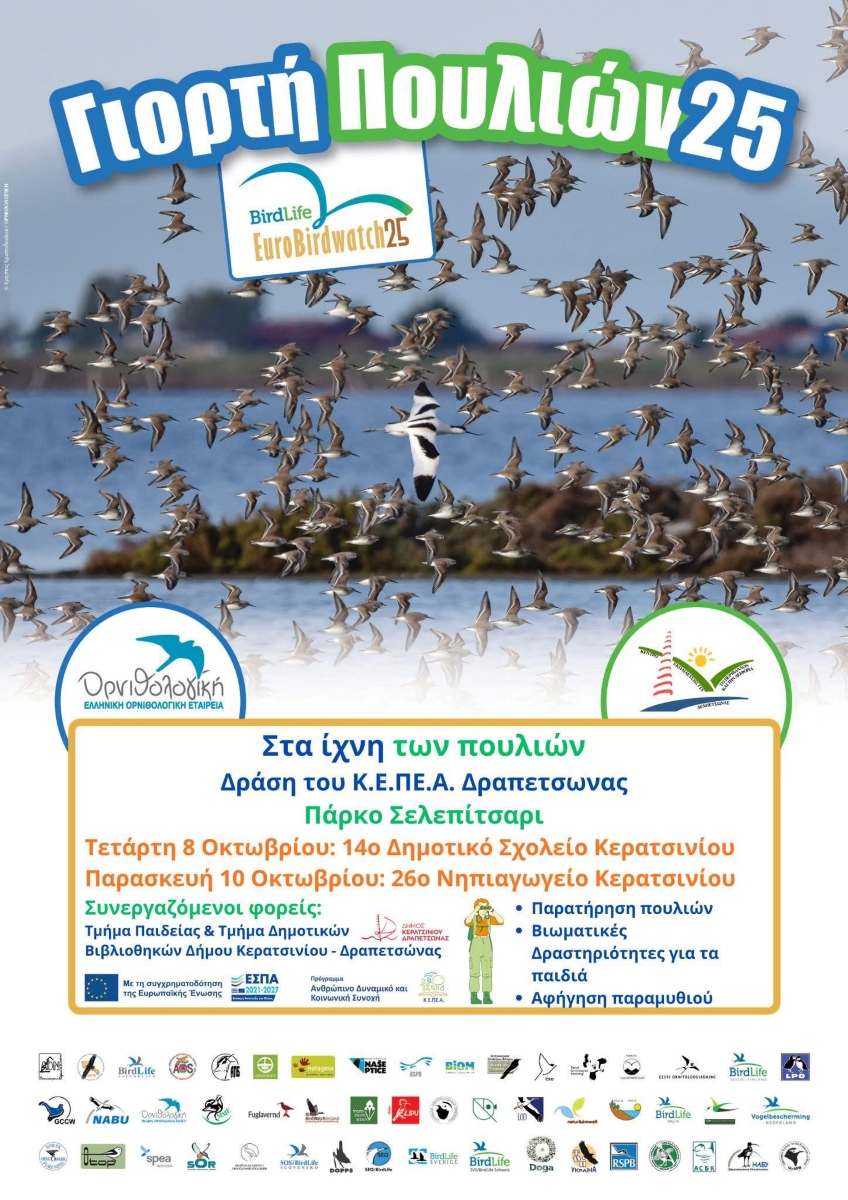 ΕΥΡΩΠΑΪΚΗ ΓΙΟΡΤΗ ΤΩΝ ΠΟΥΛΙΩΝ 2025 ΣΤΟ ΠΑΡΚΟ ΣΕΛΕΠΙΤΣΑΡΙ
